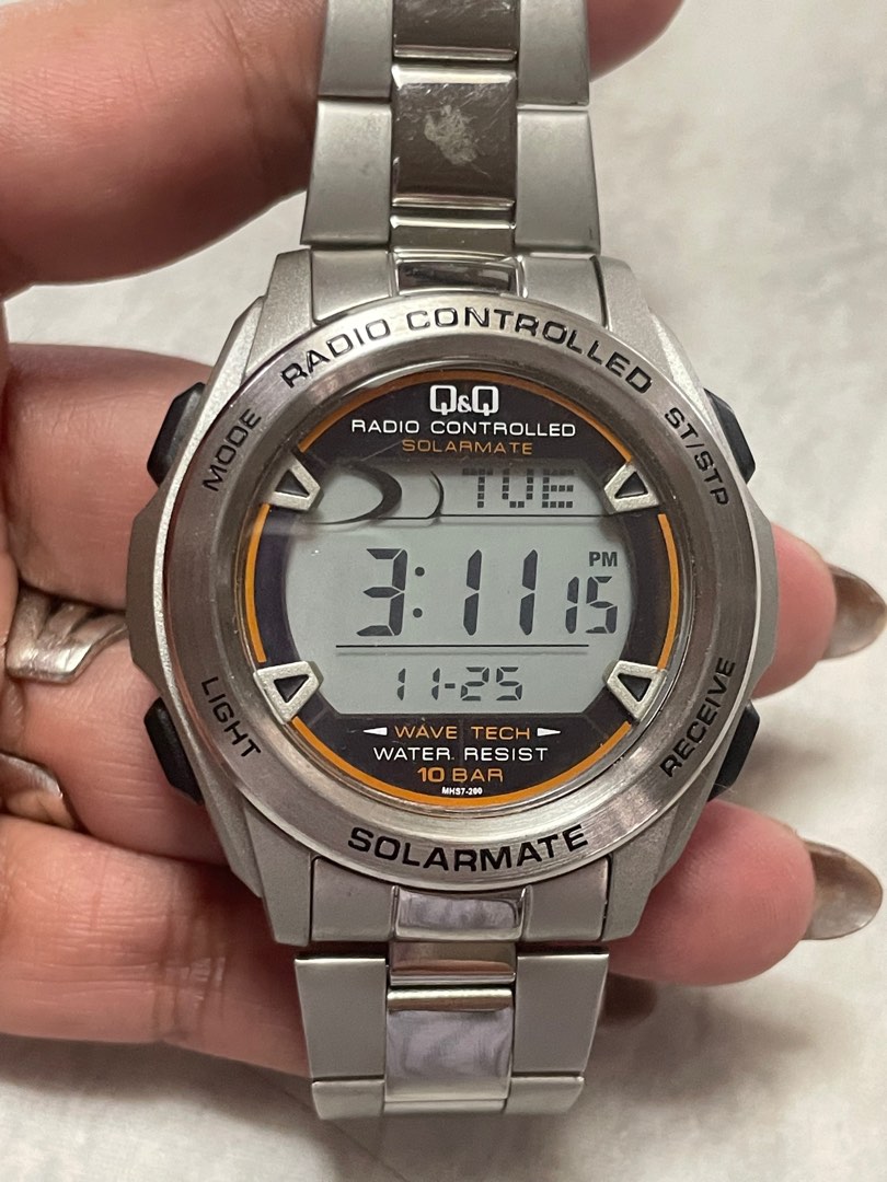 Q&Q Radio Controlled Solar Mate Watch, Women's Fashion, Watches ...