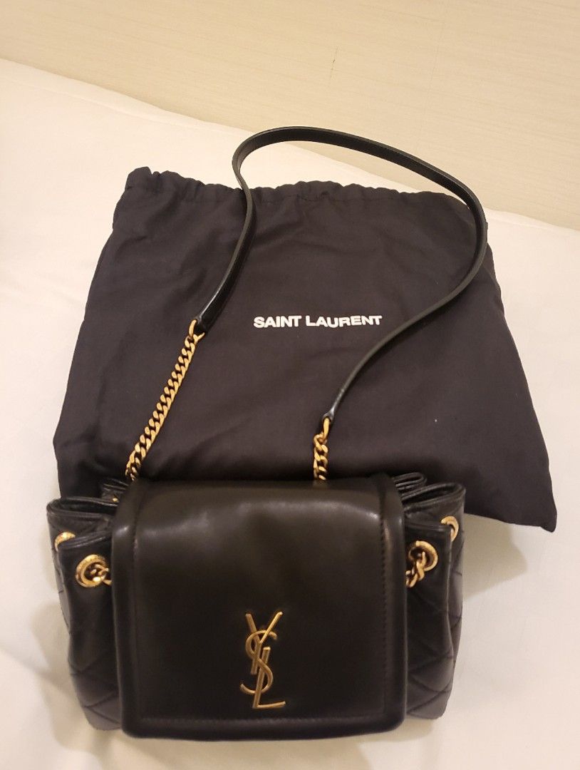 Saint Laurent Mini Nolita in Lambskin, Luxury, Bags & Wallets on Carousell
