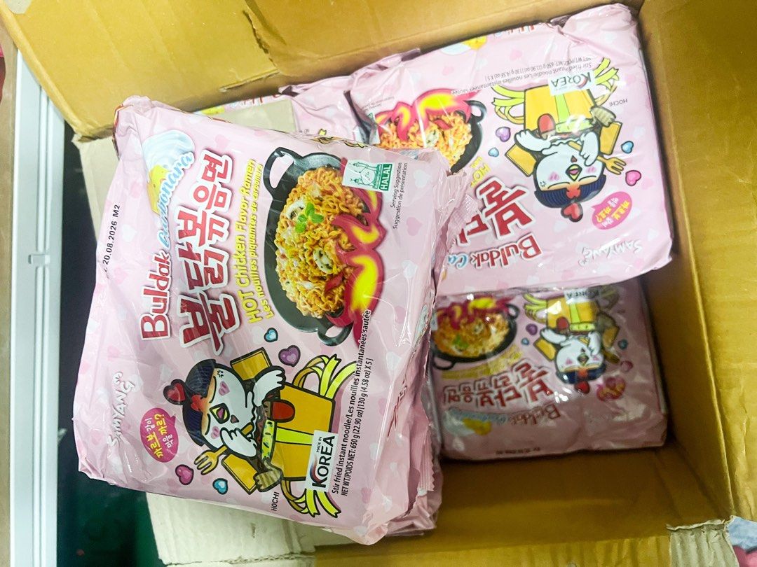 Samyang Ramen Carbonara 1 Carton, Food & Drinks, Rice & Noodles on ...