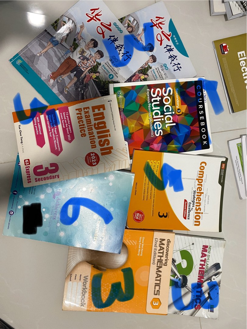 Secondary 3 Textbooks - English, Math, Chemistry, Social Studies ...