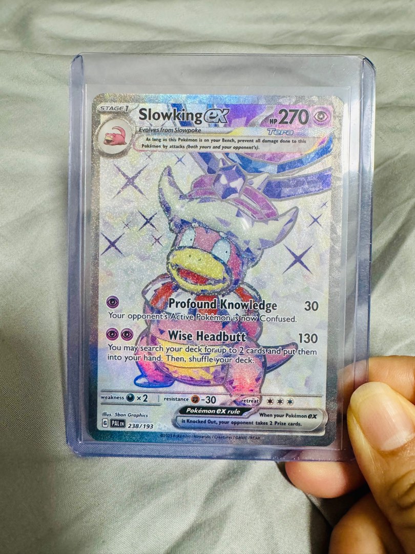 Slowking ex full art #238 from paldea evolve set english, Hobbies ...