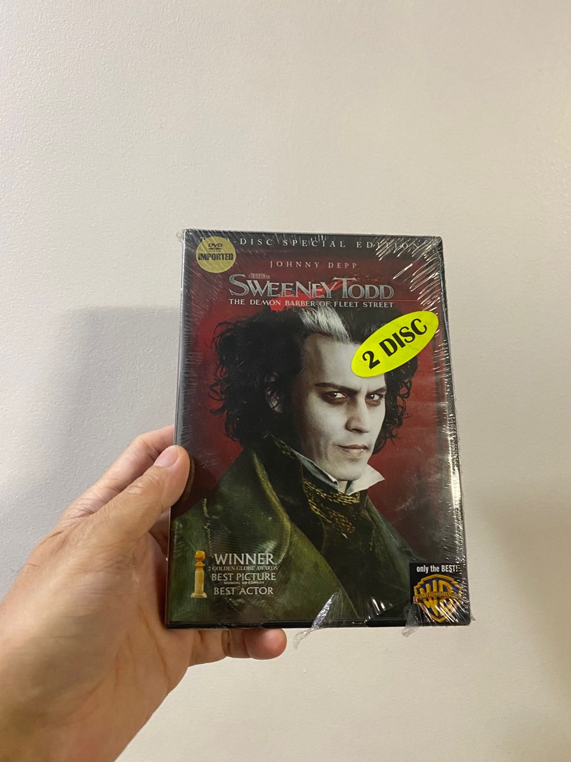 Sweeney Todd: The Demon Barber of Fleet Street DVD (2-Disc) - brand new ...