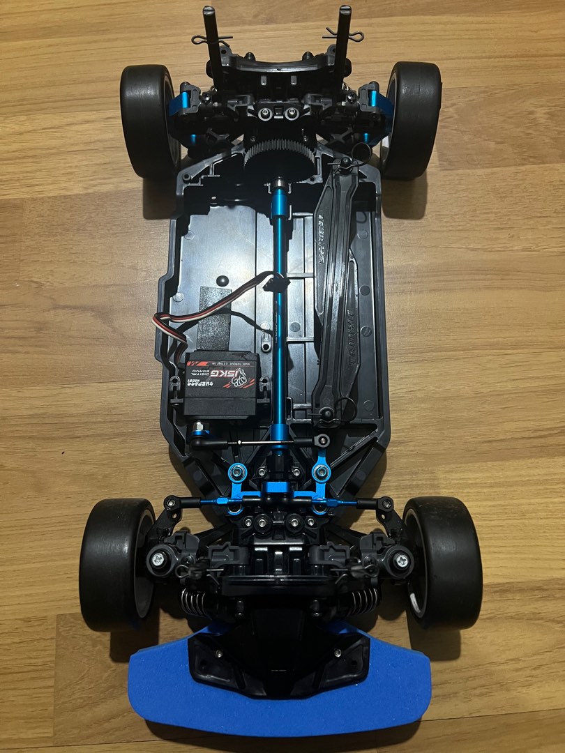 Tamiya TT-02 RC Car Chassis with option parts, Hobbies & Toys, Toys ...