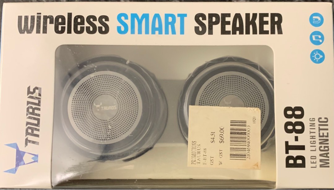 Taurus BT-88 Wireless Smart Speaker - Brand New, Audio, Soundbars ...