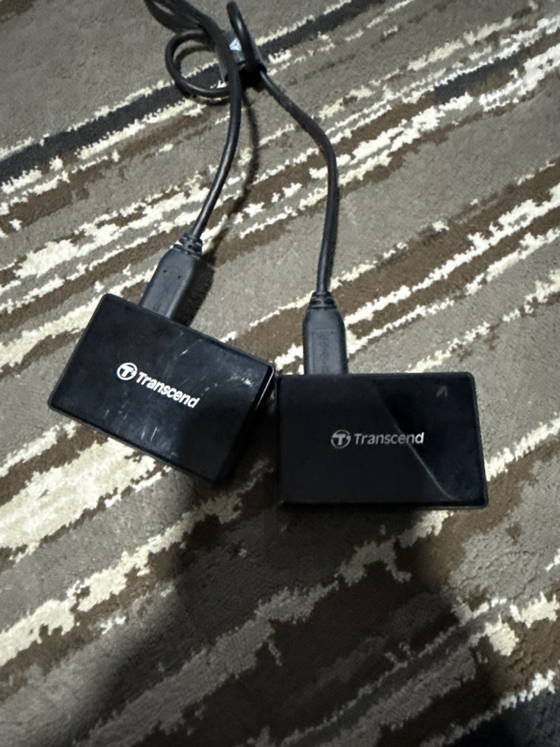Transcend USB 3.0 Card Reader 2 set, Computers & Tech, Parts ...