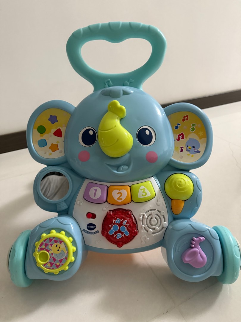 VTech Sit-to-Stand Elephant Walker, Babies & Kids, Infant Playtime on ...