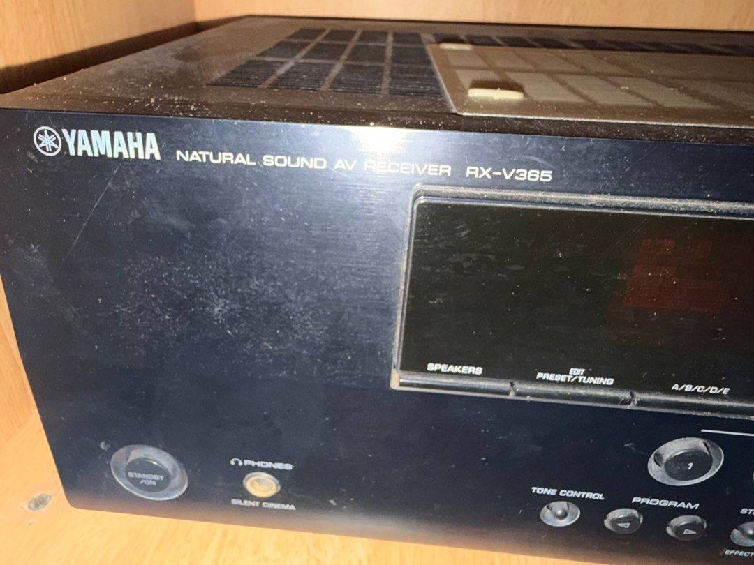 Yamaha RX-V365 Natural Sound AV Receiver, Audio, Soundbars, Speakers ...