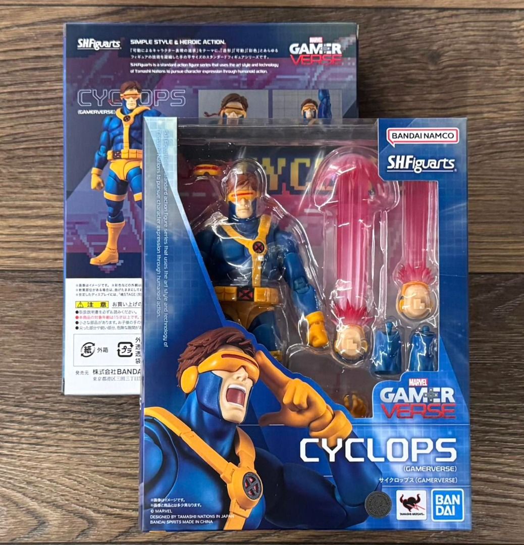 全新 Bandai SHF Marvel X Men Cyclops Gamerverse 變種特攻 鐳射眼, 興趣及遊戲, 玩具 & 遊戲類 ...