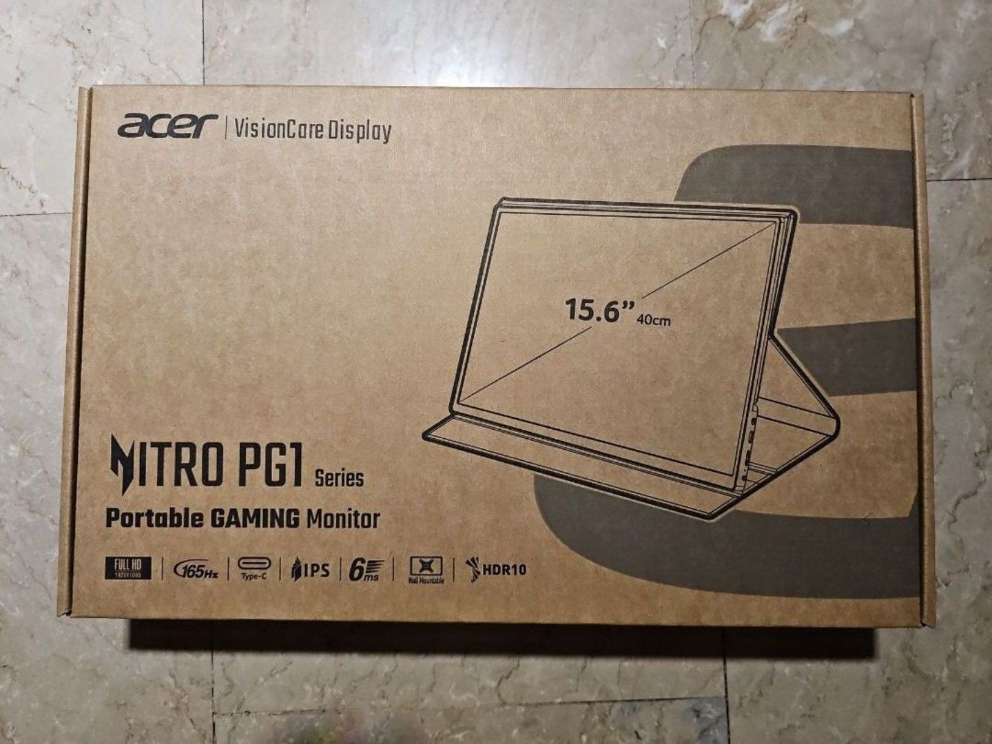 Acer Nitro PG161Q 15.6" Portable Gaming Monitor, Computers & Tech ...