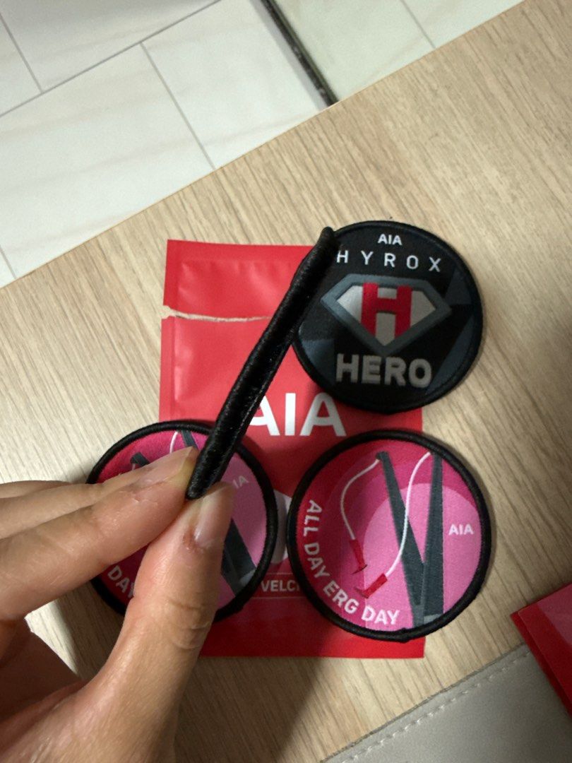 AIA Hyrox Velcro Patch, Everything Else on Carousell