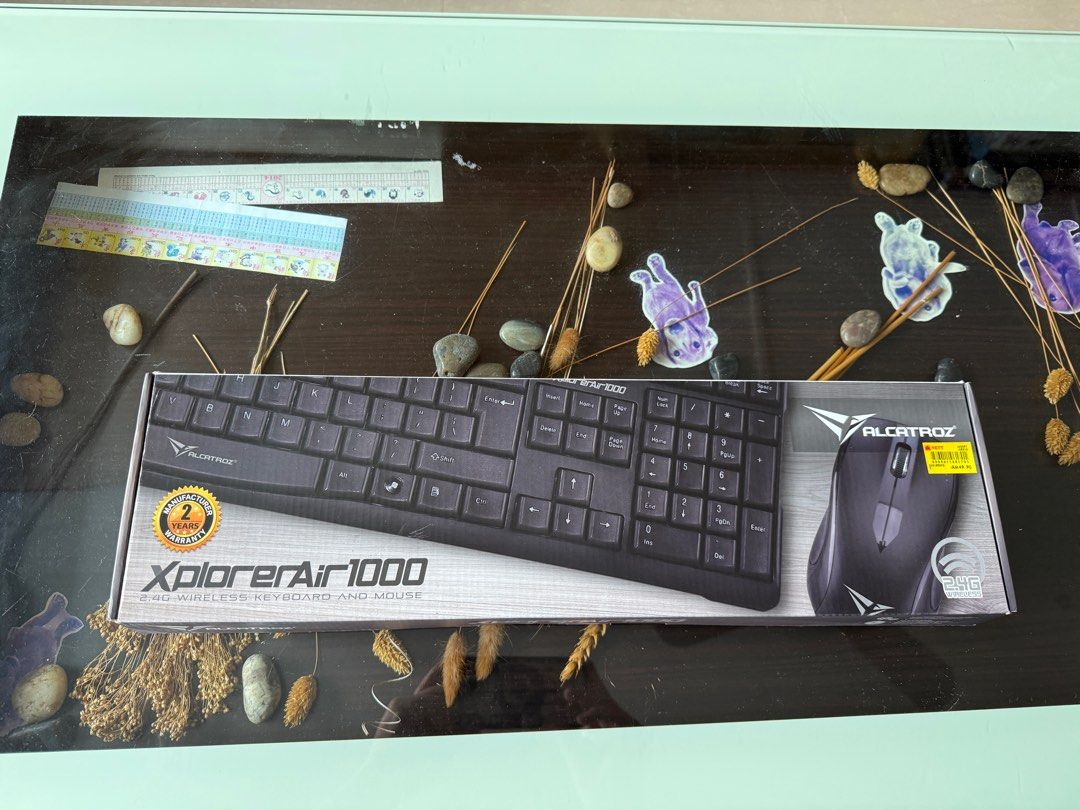 Alcatroz Xplorer Air 1000 Wireless Keyboard and Mouse, Computers & Tech ...
