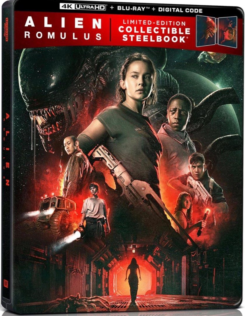 Alien Romulus 4K Steelbook, Hobbies & Toys, Music & Media, CDs & DVDs on Carousell