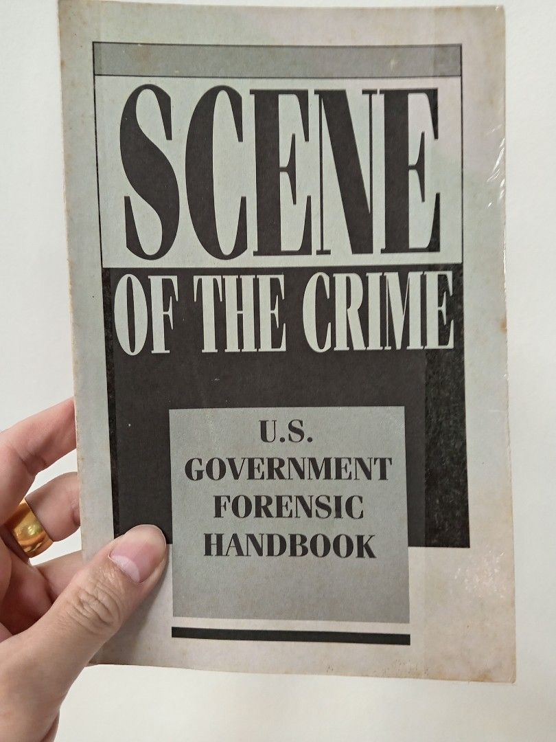 All $20 Scene of Crime US Government Forensic Handbook / Shadowing ...