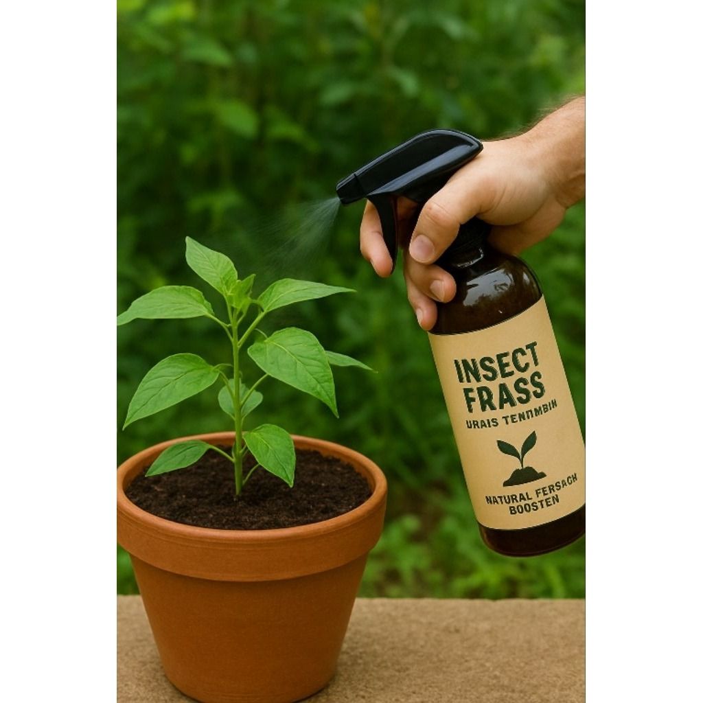 All-Natural Frass Tea (500ml) | Organic Plant Booster from Mealworm ...