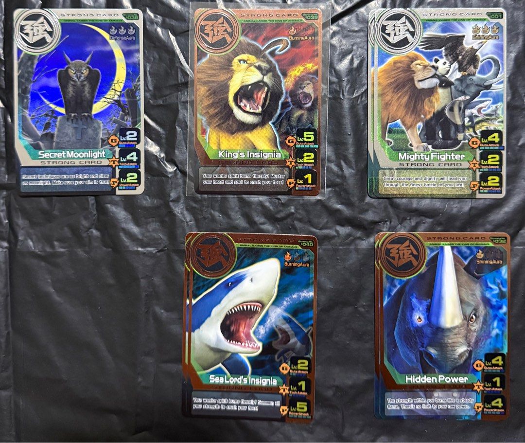 Animal Kaiser Version 2 Cards - Gold , Silver, Bronze, Hobbies & Toys ...