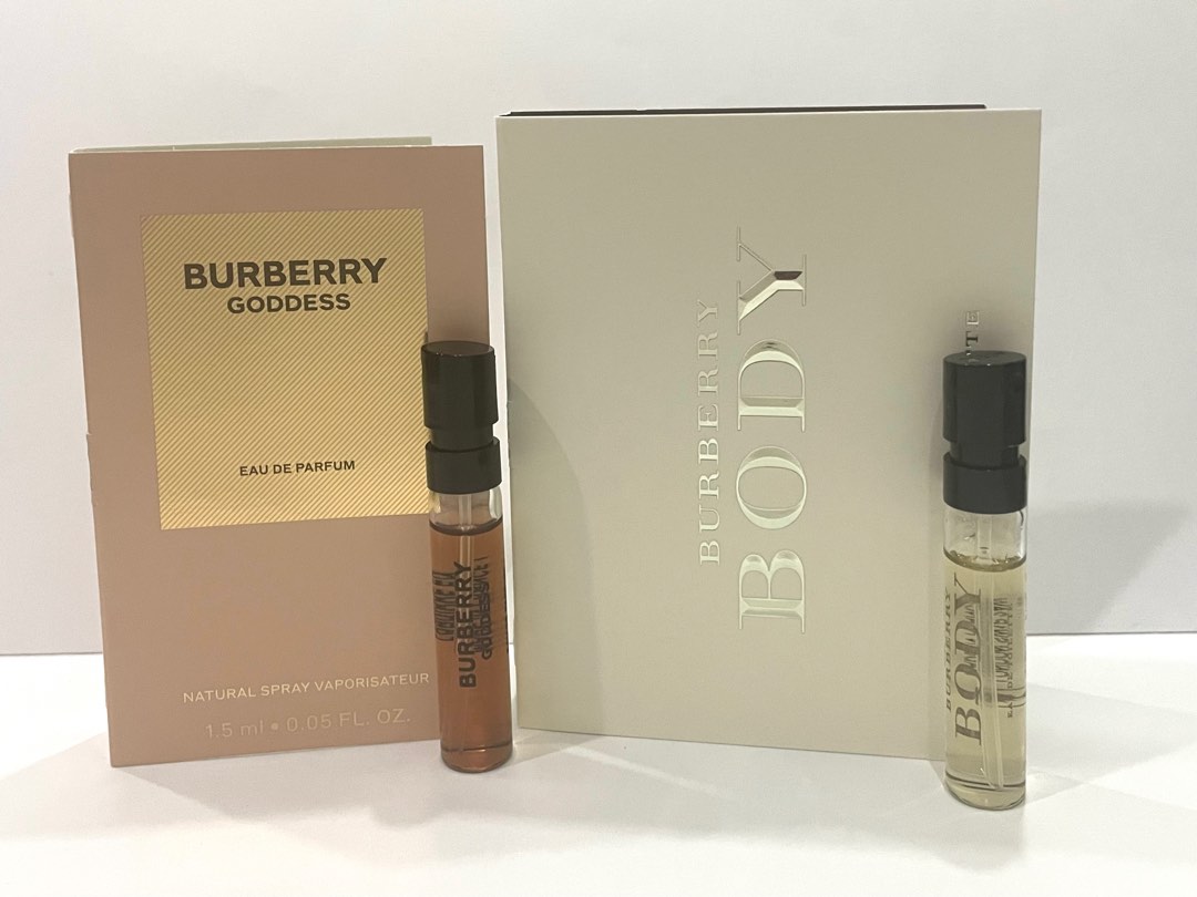 Burberry Body Edt + Burberry Goddess Edp Perfume Samples 2for10, Beauty ...