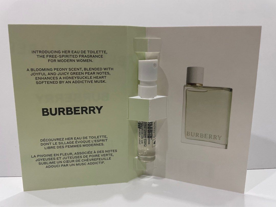 Burberry Her Edt Perfume Samples 3for10, Beauty & Personal Care ...