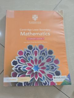 Cambridge Lower Secondary Mathematics Learner's Book 7, Hobbies & Toys, Books & Magazines ...