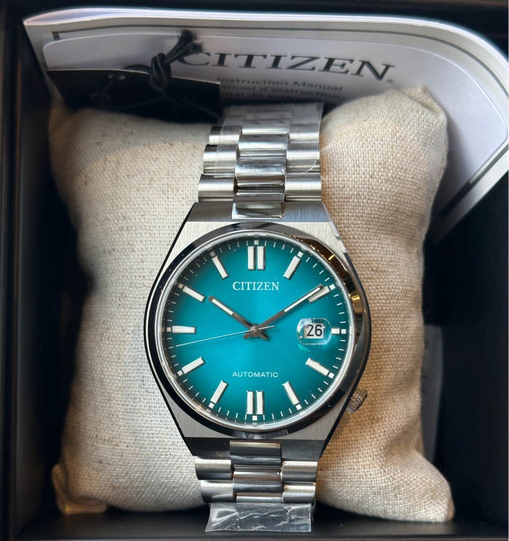 Citizen Tsuyosa with Teal Dial, Men's Fashion, Watches & Accessories ...