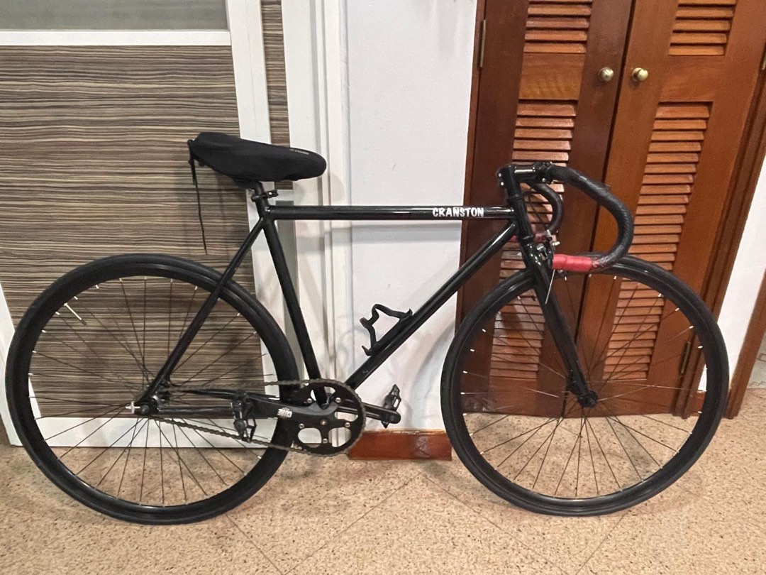 Cranston Fixed Gear Bike - Black, Sports Equipment, Bicycles & Parts, Bicycles on Carousell