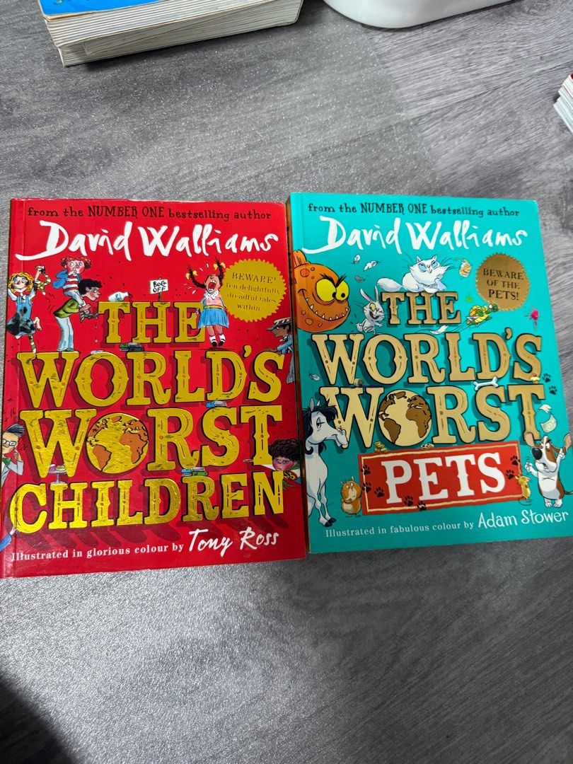 David Walliams 'The World's Worst' Book Collection, Hobbies & Toys ...