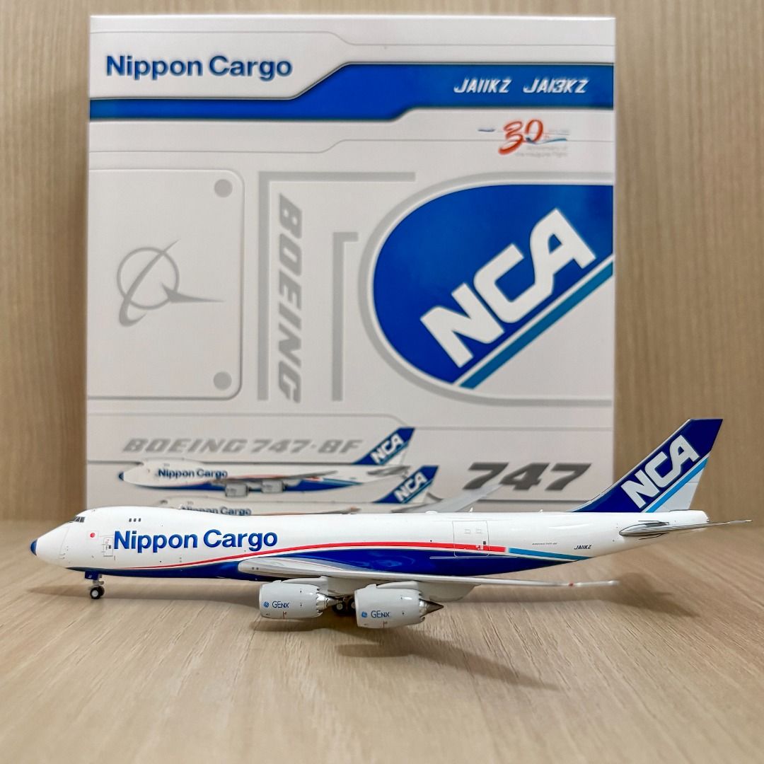 DEFECTIVE JC WINGS NIPPON CARGO BOEING 747-8F JA11KZ 1:400 DIE-CAST ...