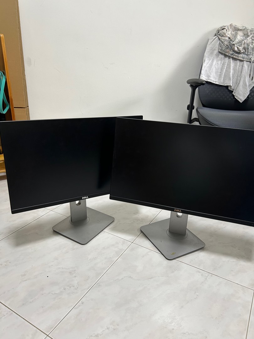 Dell Monitor U2414HB- Dual Screen Setup, Computers & Tech, Parts ...
