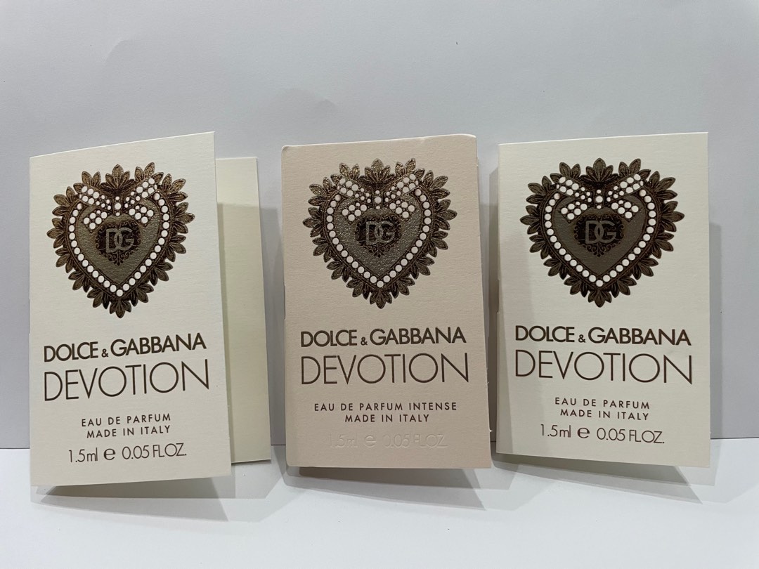 D&G Devotion Edp & Devotion Edp Intense Perfume Samples for Women ...