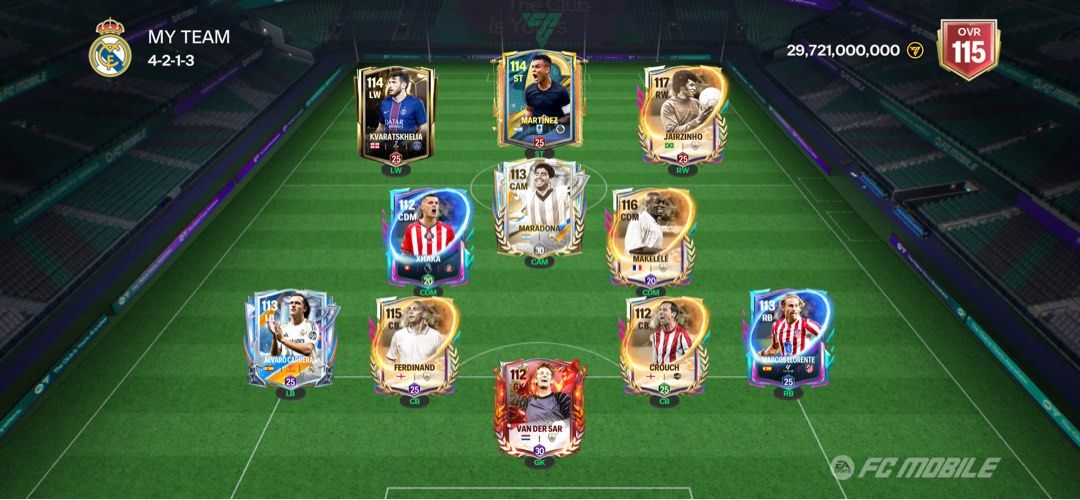 FC Mobile Account OVR 115 Team, Video Gaming, Video Games, Others on ...