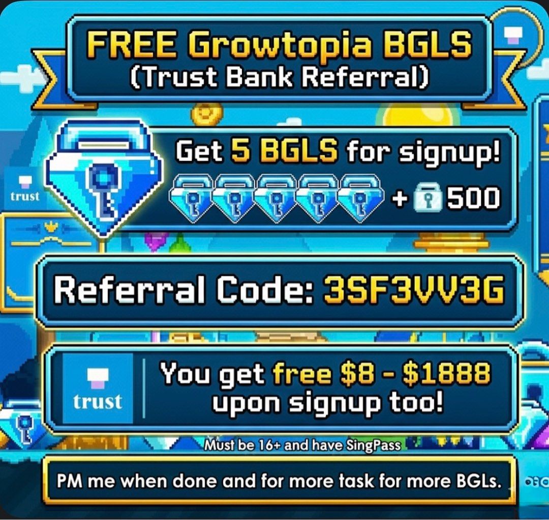 Growtopia Free BGLs, Video Gaming, Gaming Accessories, In-Game Products ...