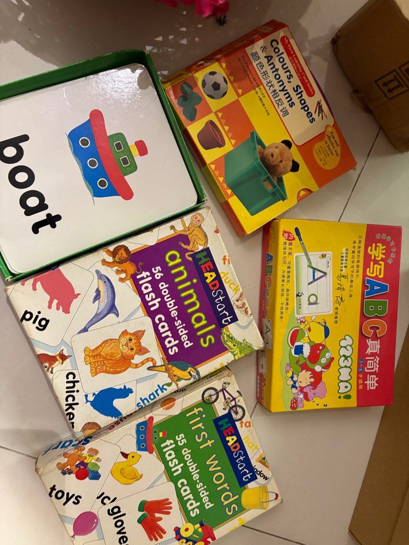 Headstart Flash Cards - Animals, First Words, Colours & Shapes $10 for ...