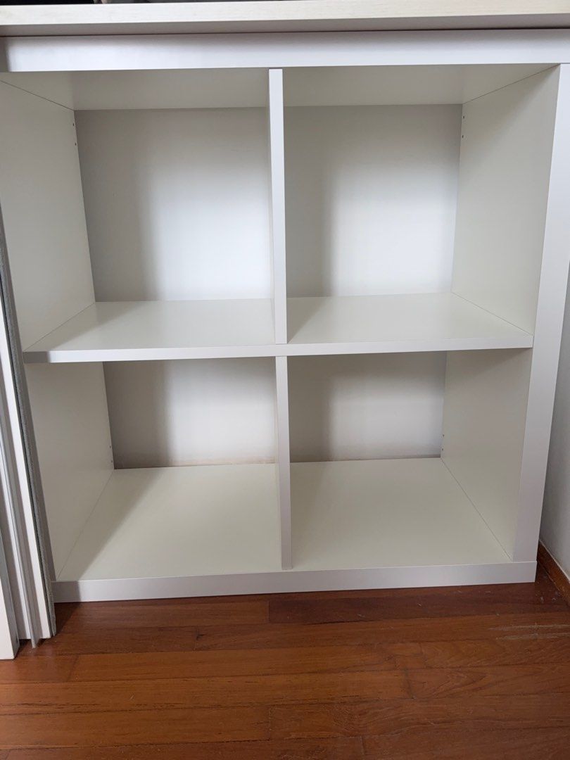 IKEA Kallax Shelving Unit - White, Furniture & Home Living, Furniture ...