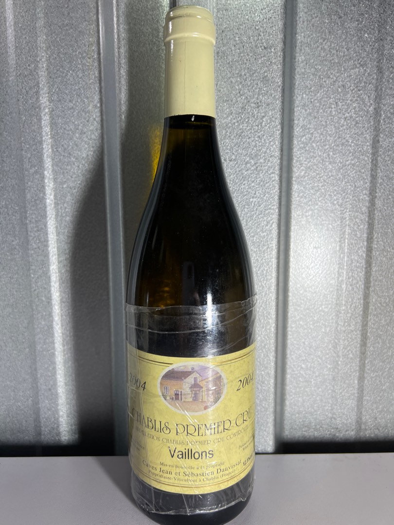 Jean et Sebastian Dauvissat Chablis Premier Cru Vaillons 2004, Food ...