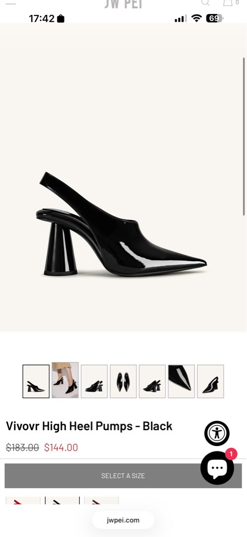JW PEI Vivovr High Heel Pumps - Black, Women's Fashion, Footwear, Heels ...