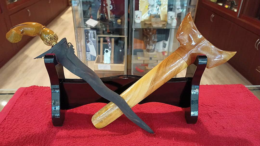 Keris Melayu Selit Lanchang Perak Bilah Dua Wajah luk 5, Hobbies & Toys ...