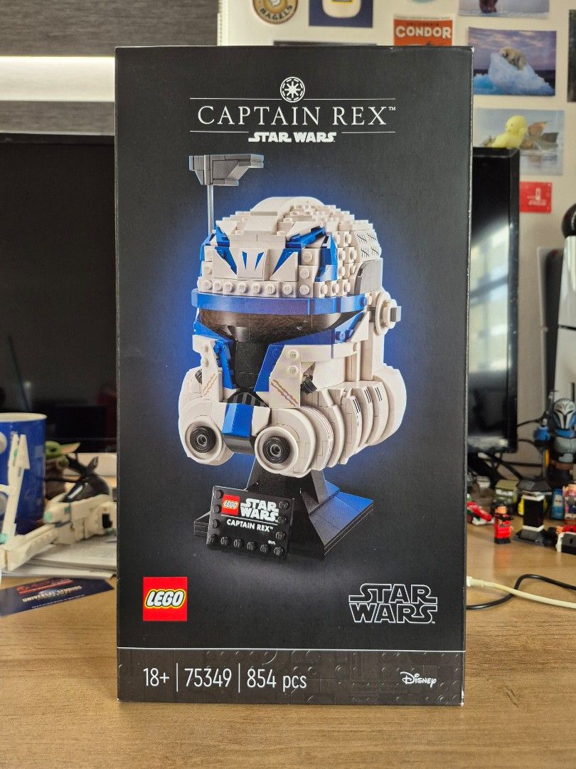 LEGO Star Wars Captain Rex Helmet 75349, Hobbies & Toys, Toys & Games ...