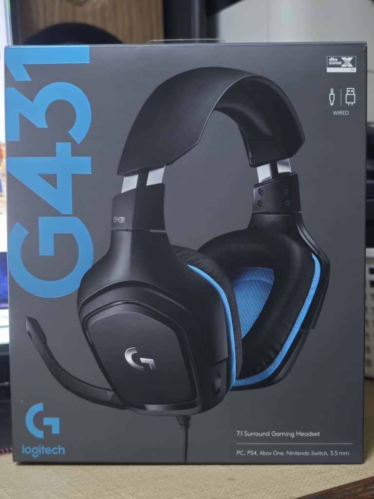 Logitech G431 7.1 Surround Wired Gaming Headset, Audio, Headphones ...
