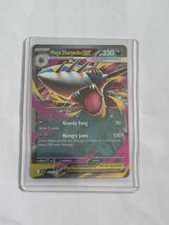 Mega Sharpedo ex 127/094 Phantasmal Flames Special Illustration Pokemon ...