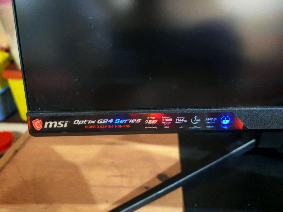 MSI Optix G24 Series Curved Gaming Monitor, Computers & Tech, Parts ...