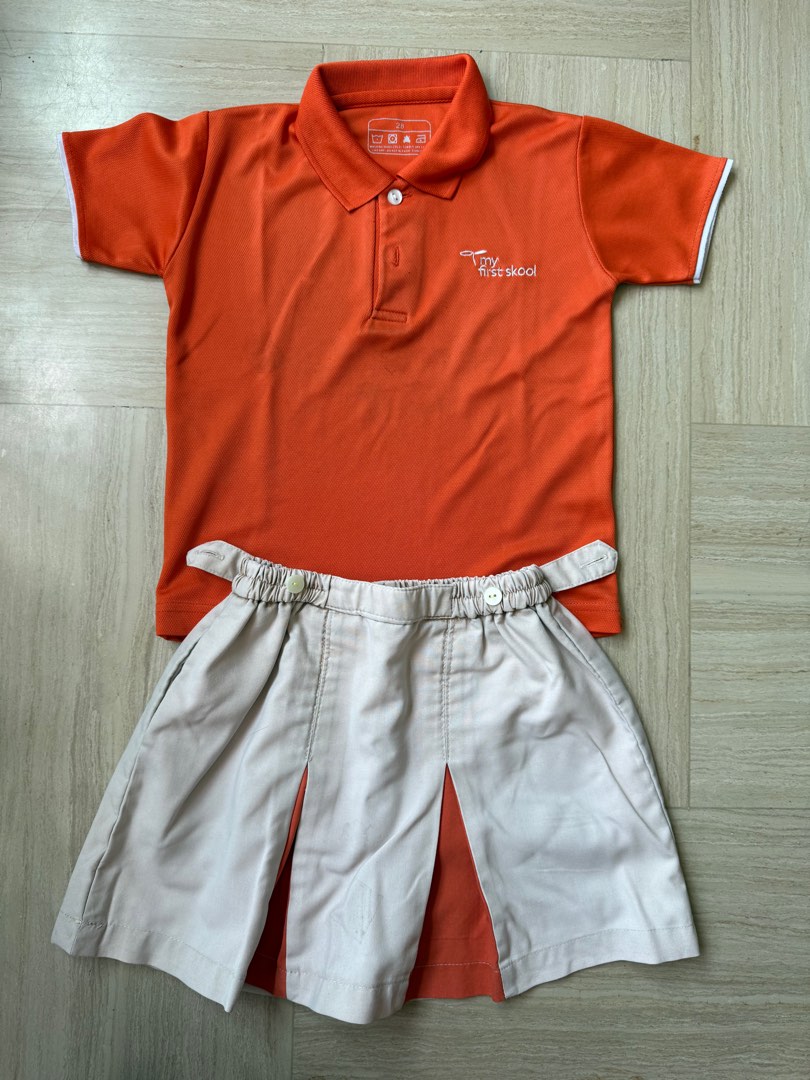 My First Skool School Uniform Set (2 set), Babies & Kids, Babies & Kids ...