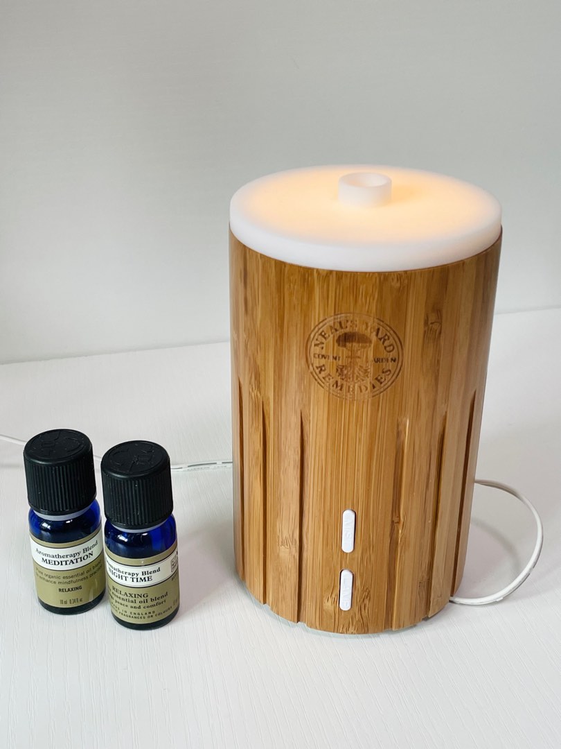 Neal’s Yard 香薰機 Remedies Diffuser / Bamboo / Essential Oil / Aroma 夜燈 ...