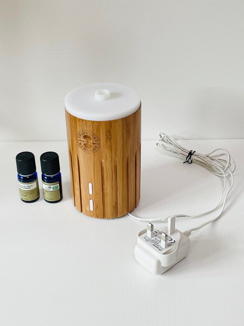 Neal’s Yard 香薰機 Remedies Diffuser / Bamboo / Essential Oil / Aroma 夜燈 ...