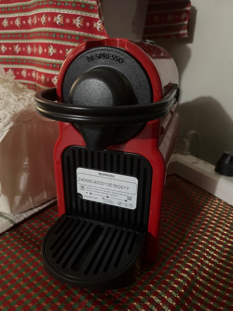 Nespresso Coffee Machine Red, TV & Home Appliances, Kitchen Appliances ...
