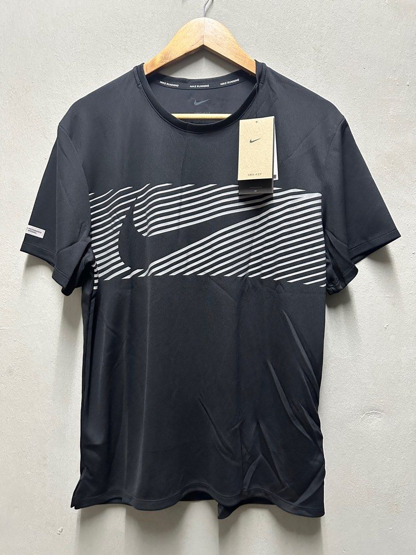 Nike Men's Miler Flash Dri-FIT UV Short- Sleeve Running Top, Men's Fashion, Tops & Sets, Tshirts ...