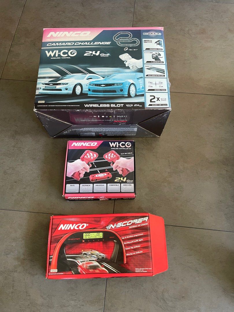 Ninco Camaro Challenge Wi-Co 2.4 GHz Slot Car Set + Ninco N-Scorer (new ...