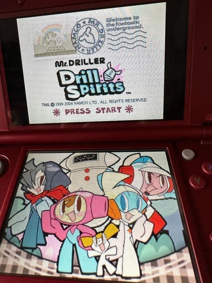 Nintendo DS Mr. Driller Drill Spirits 遊戲卡帶 Nintendo NDS game Mr ...