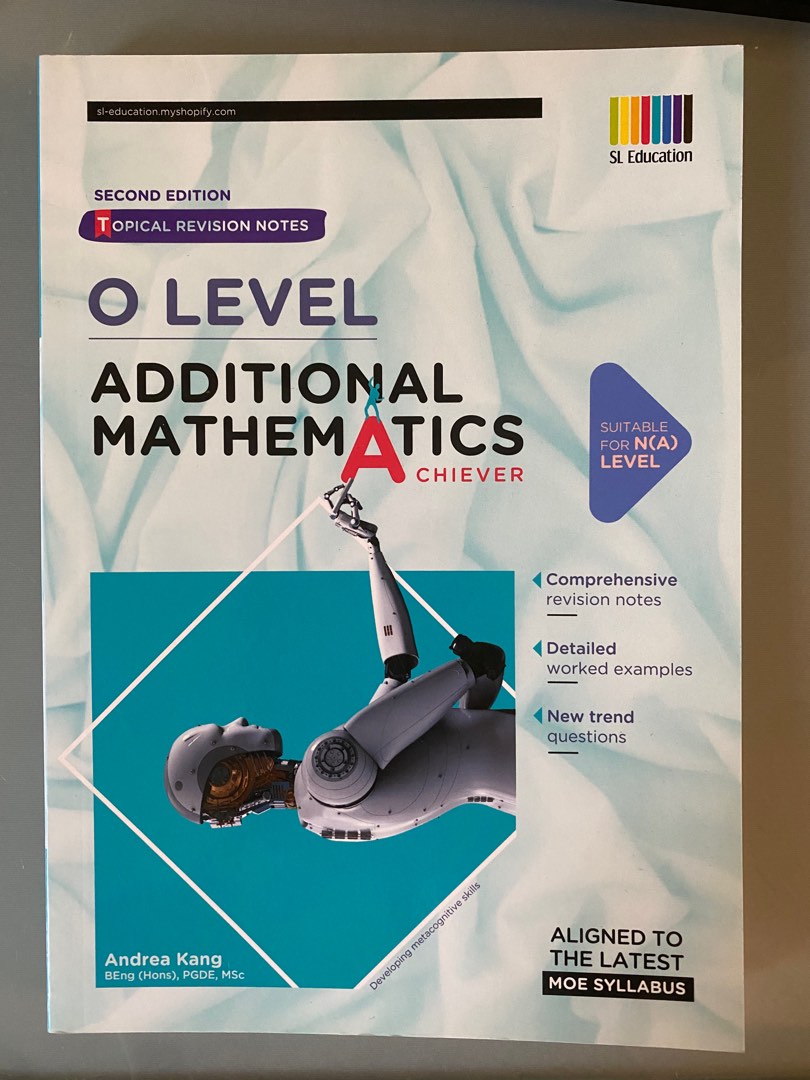 O Level Additional Mathematics Achiever Revision Notes, Hobbies & Toys ...