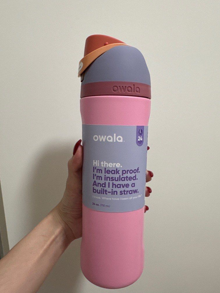 Owala Pink Bottle, Furniture & Home Living, Kitchenware & Tableware ...
