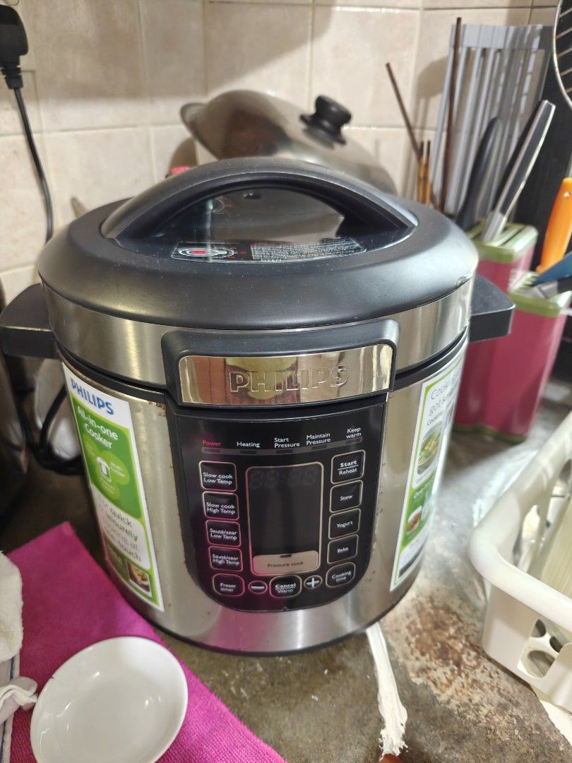 Philips All-in-One Cooker HD2137, TV & Home Appliances, Kitchen ...