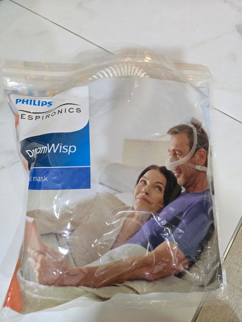 Philips Respironics DreamWisp Nasal Mask (L), Health & Nutrition ...